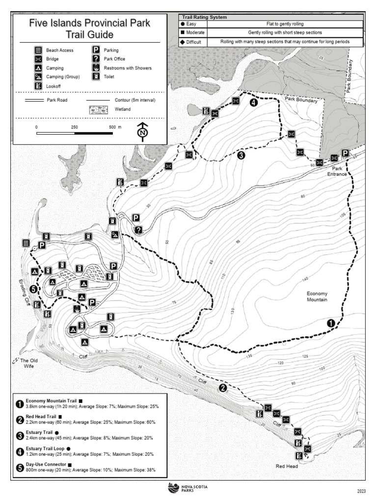 Five Islands Trail Map - 2023 | PDF