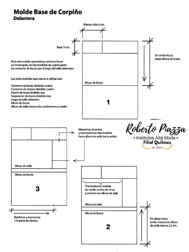 Molde Base Corpiño Pdf