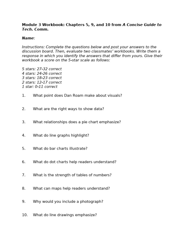 Module 3 Workbook | PDF
