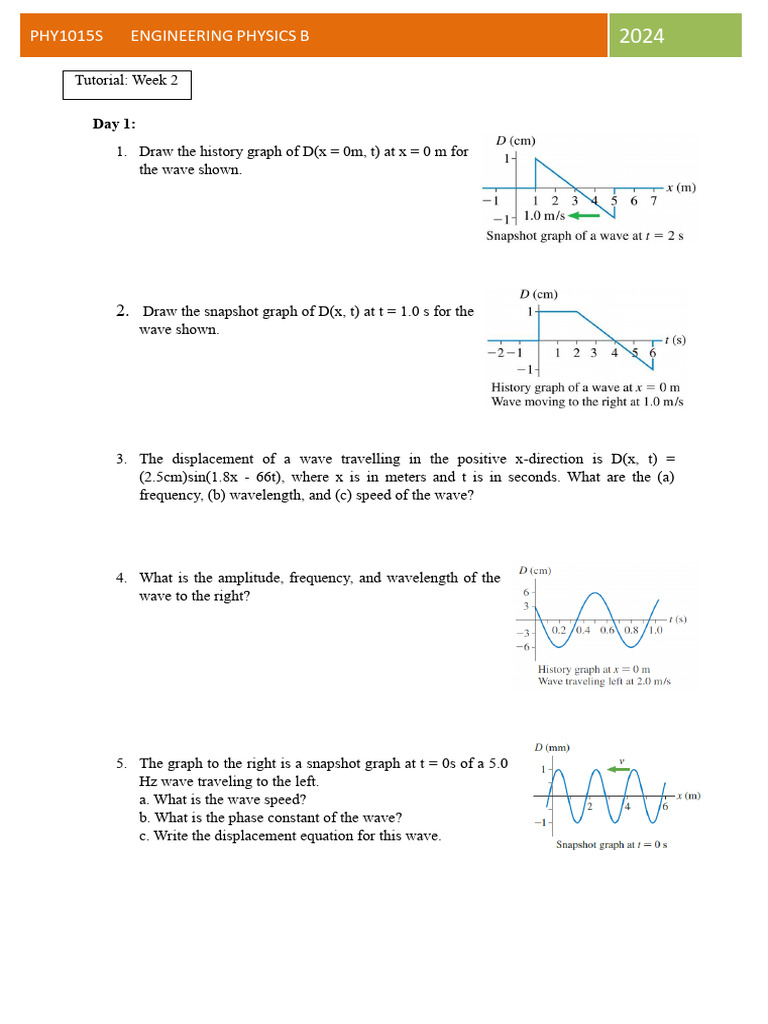 Tutorial2 2024 | PDF