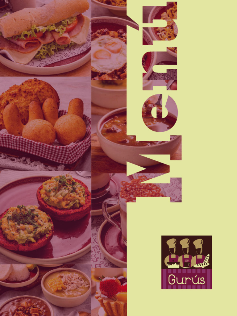 MENÚ GURÚS PANADERIA | PDF