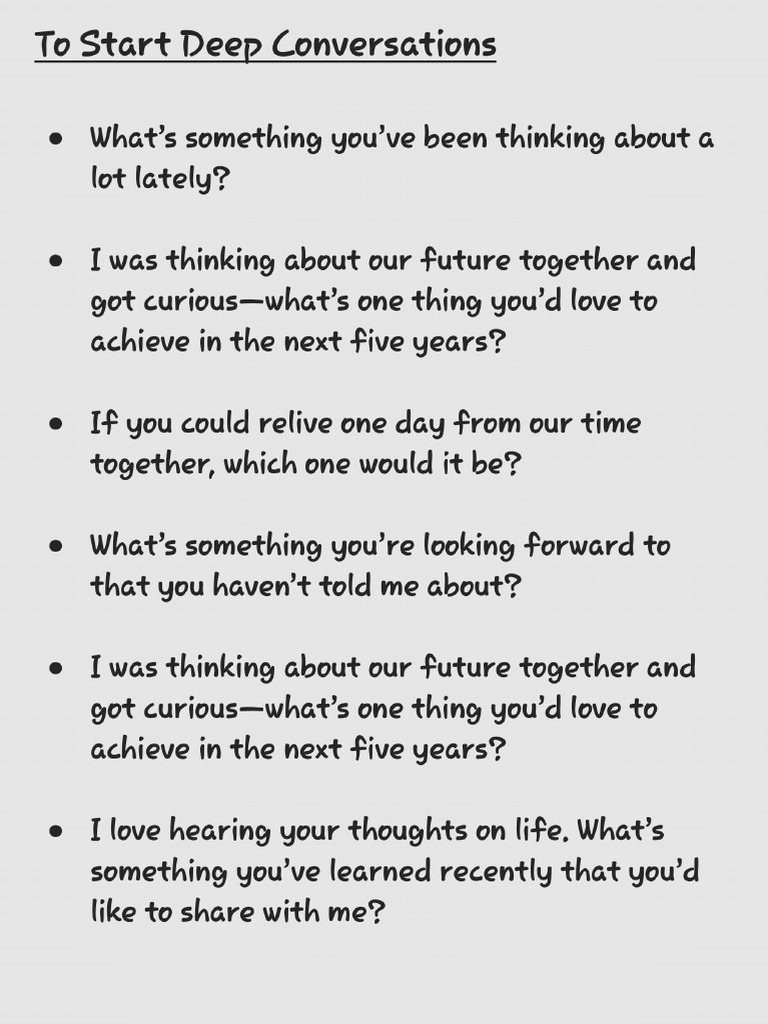 Building Deeper Connections | PDF