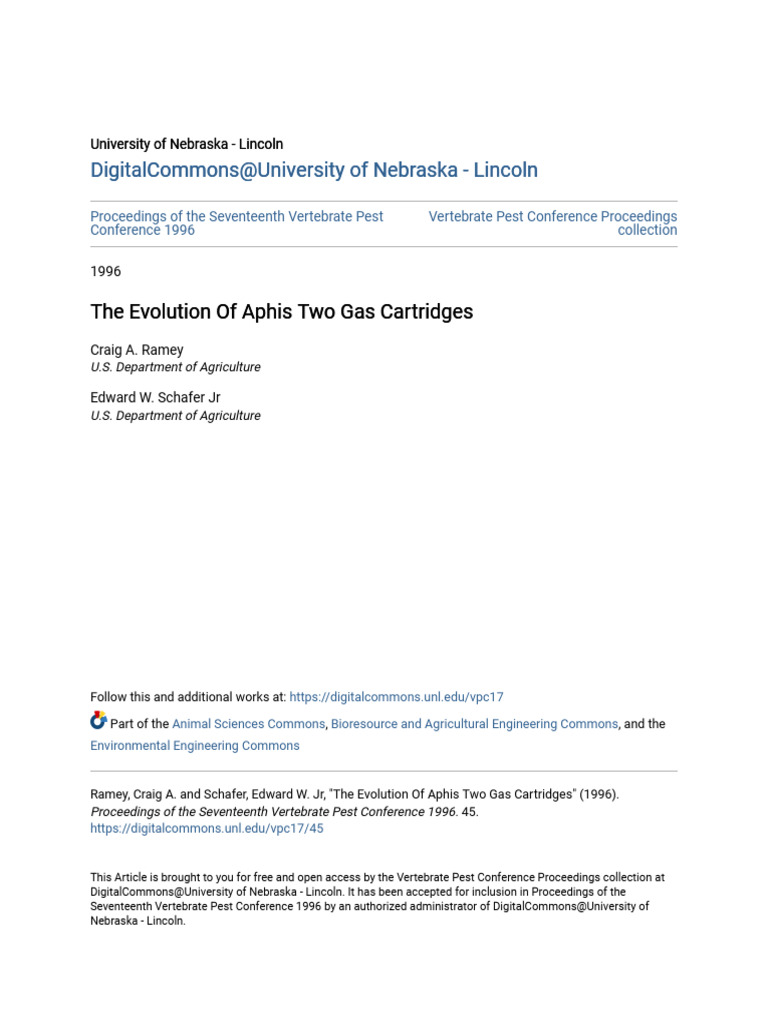 The Evolution of Aphis Two Gas Cartridges | PDF