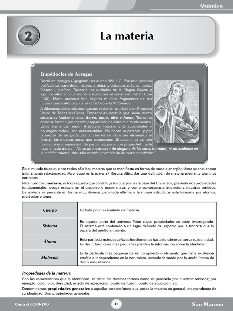 Tema 2 La Materia | PDF