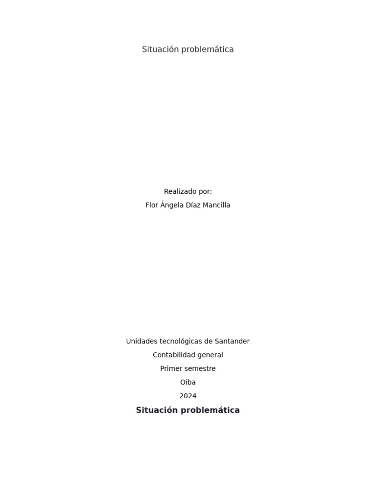 Situacion Problematica | PDF | Industrias de servicio | Comercio