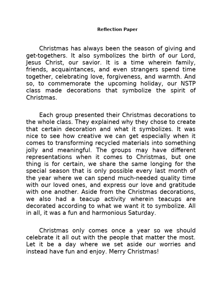 Reflection Paper 2 | PDF