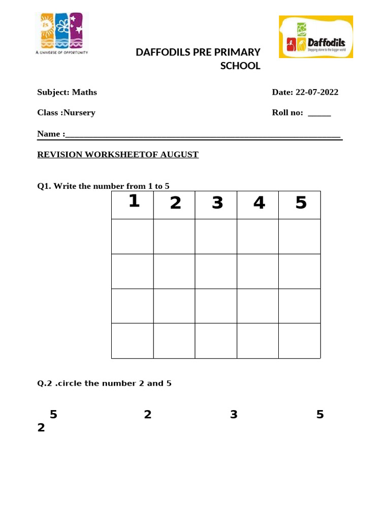 Maths Worksheet | PDF