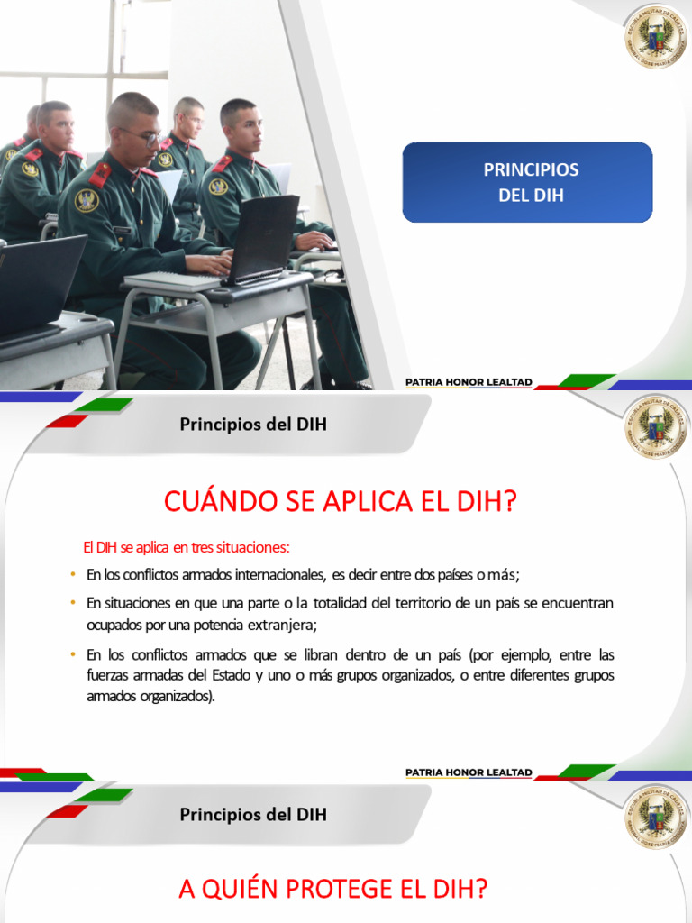 Principios Del Dih | PDF