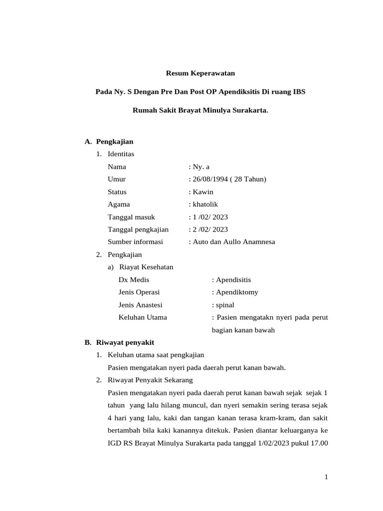 Askep Ibs App Fixs | PDF