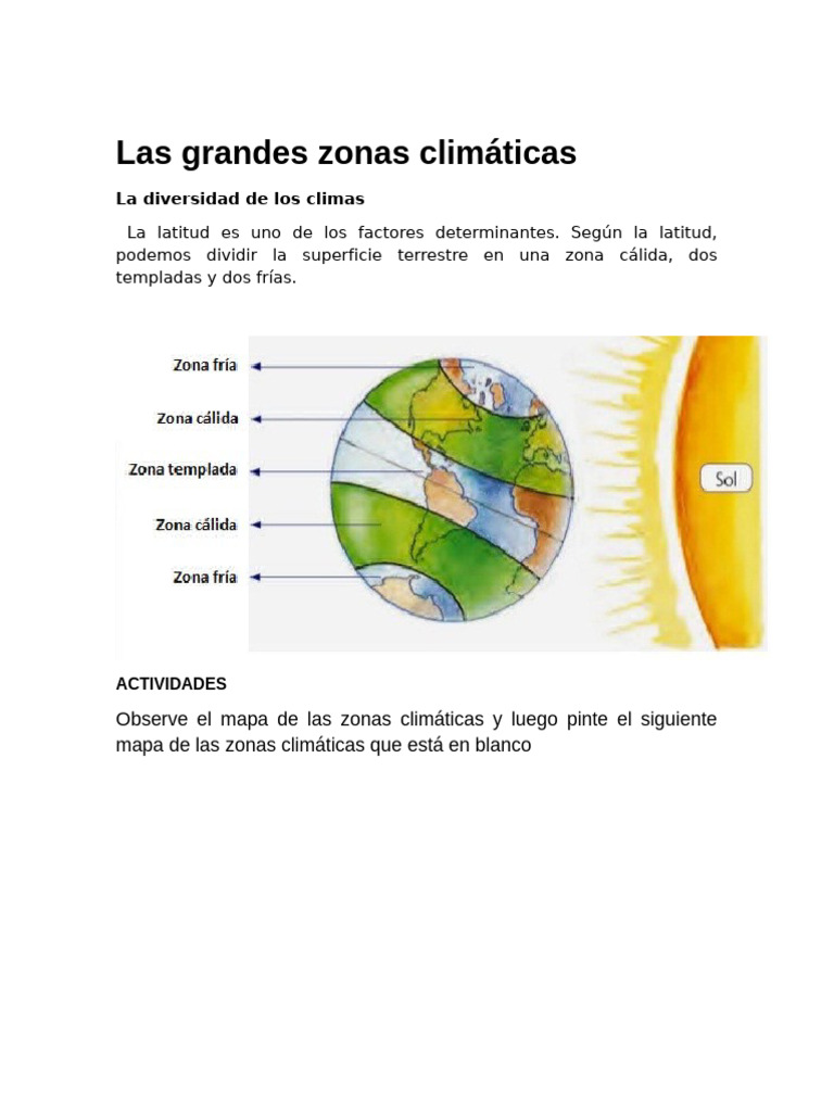 ZONAS CLIMATICAS | PDF