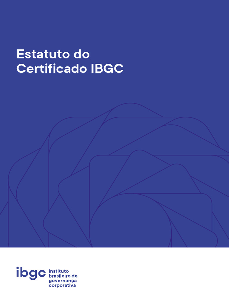 Estatuto Certificado IBGC 2020 | PDF