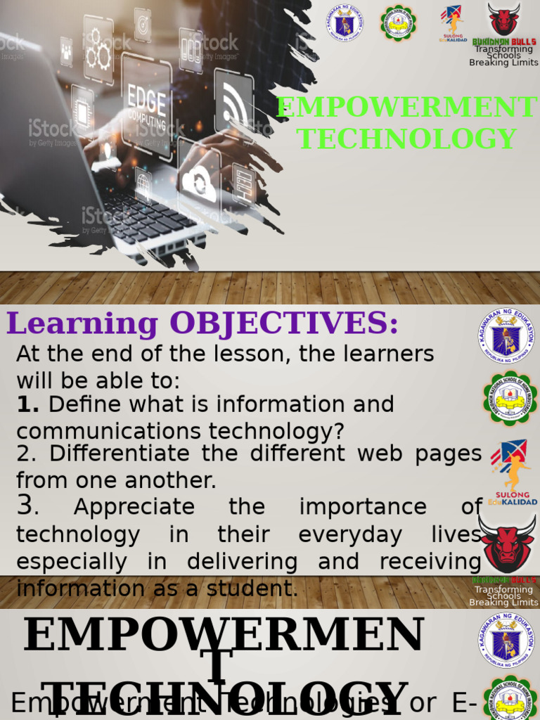 Empowerment Technology Lesson 1 | PDF