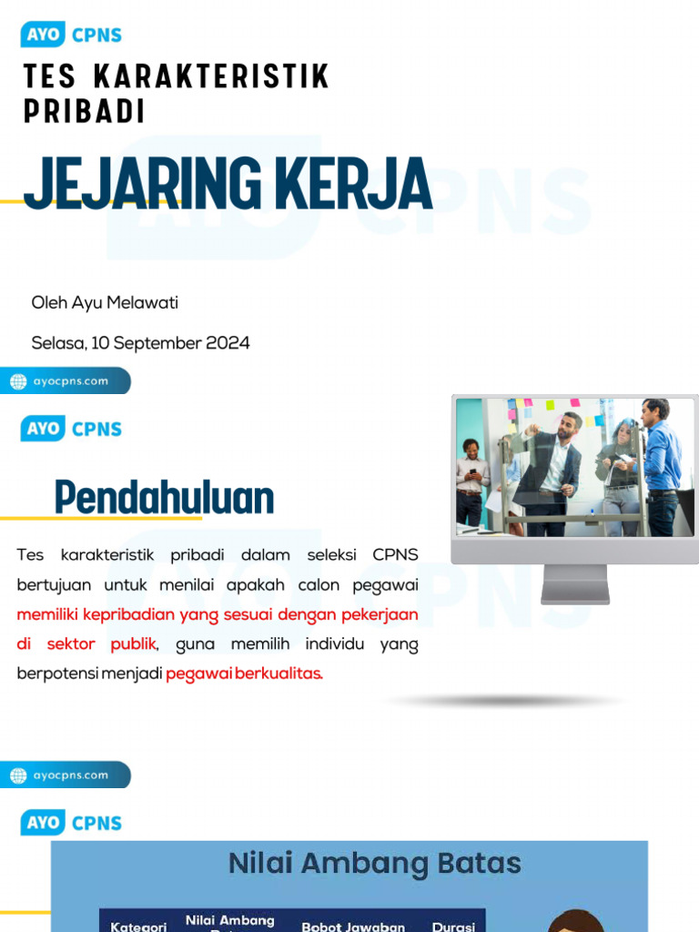 Materi - Jejaring Kerja | PDF