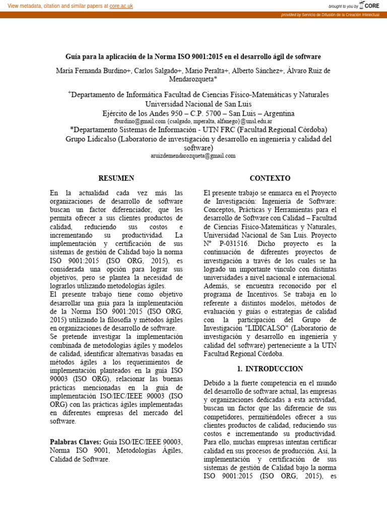 Guia para La Aplicacion de La Norma ISO | PDF