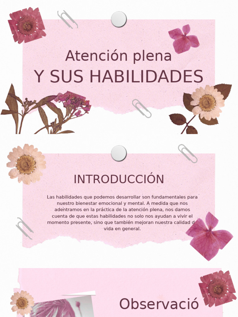 Presentación Proyecto Personal Collage Rosa | PDF