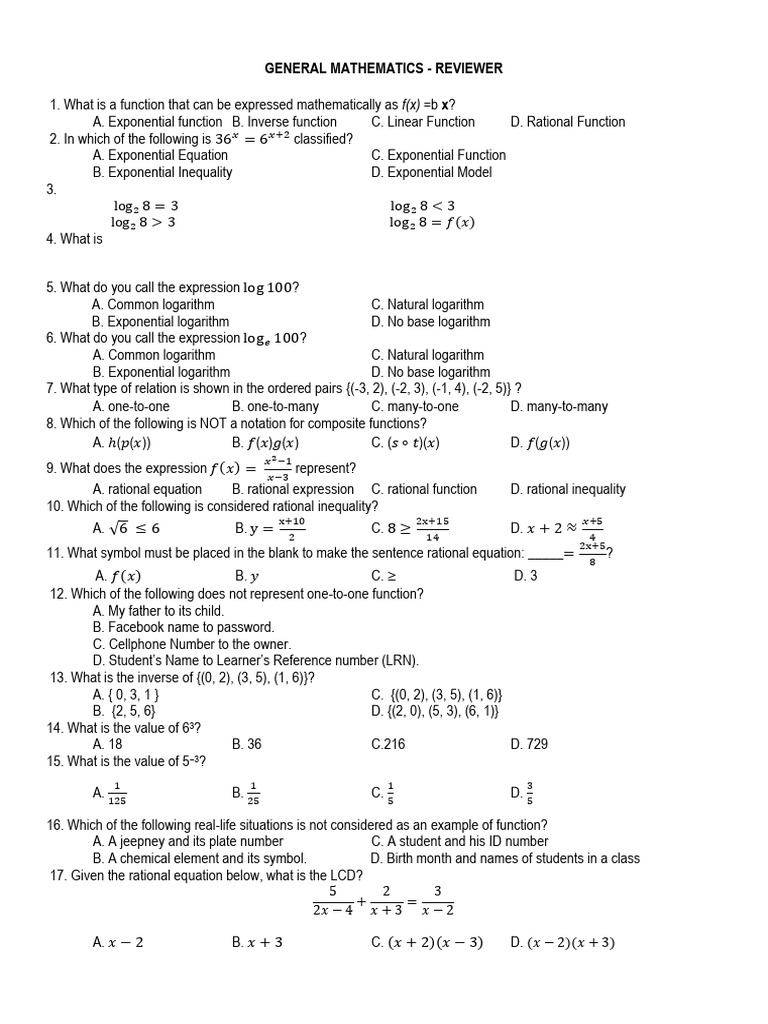 Reviewer GenMath | PDF