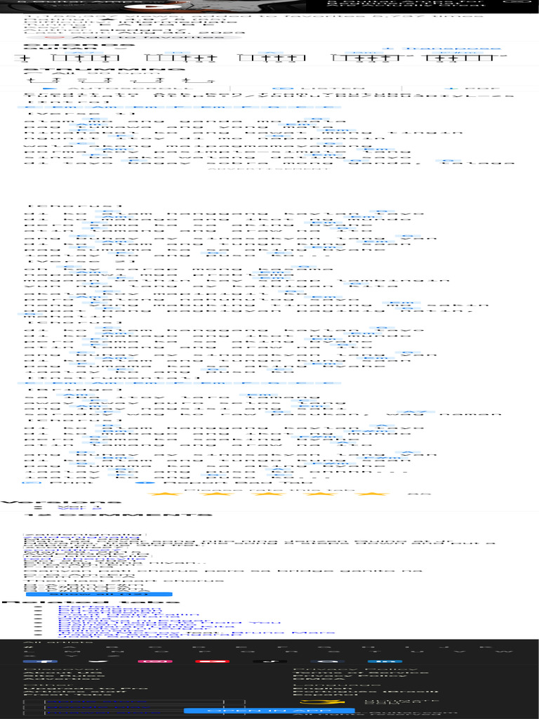 Biyahe Chords by Josh Santana | PDF | Guitar Family Instruments | Guitars