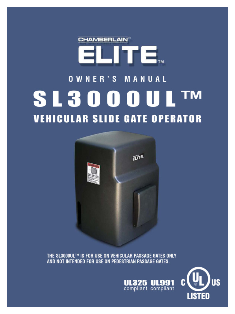 Elite Sl3000ul | PDF