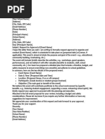 Letter Requesting Financial Statement | PDF