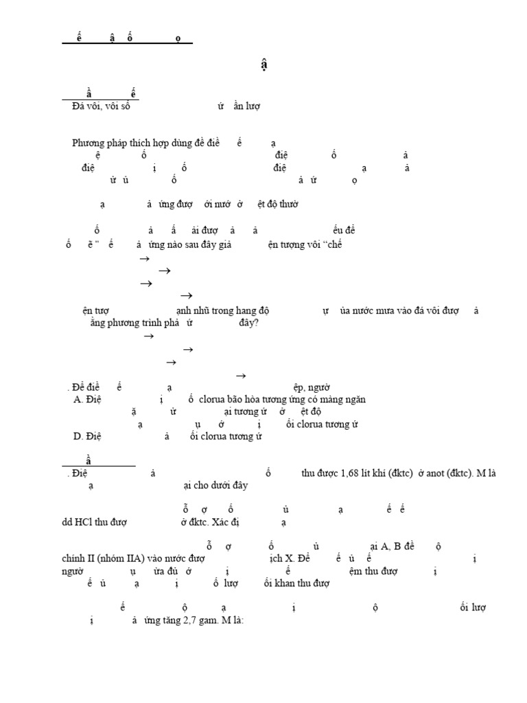 8. Bai tap ve nhom IIA | PDF