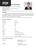 Resume Working Student Jollibee | PDF | Teachers | Learning