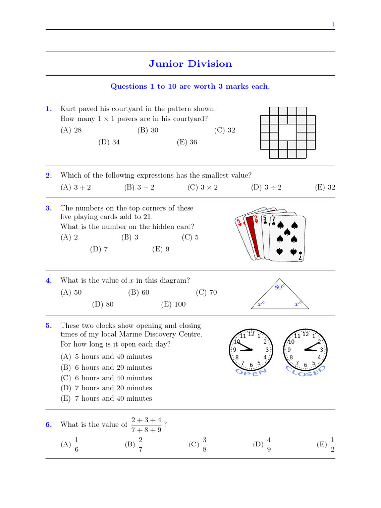 2023 AMC Junior | PDF