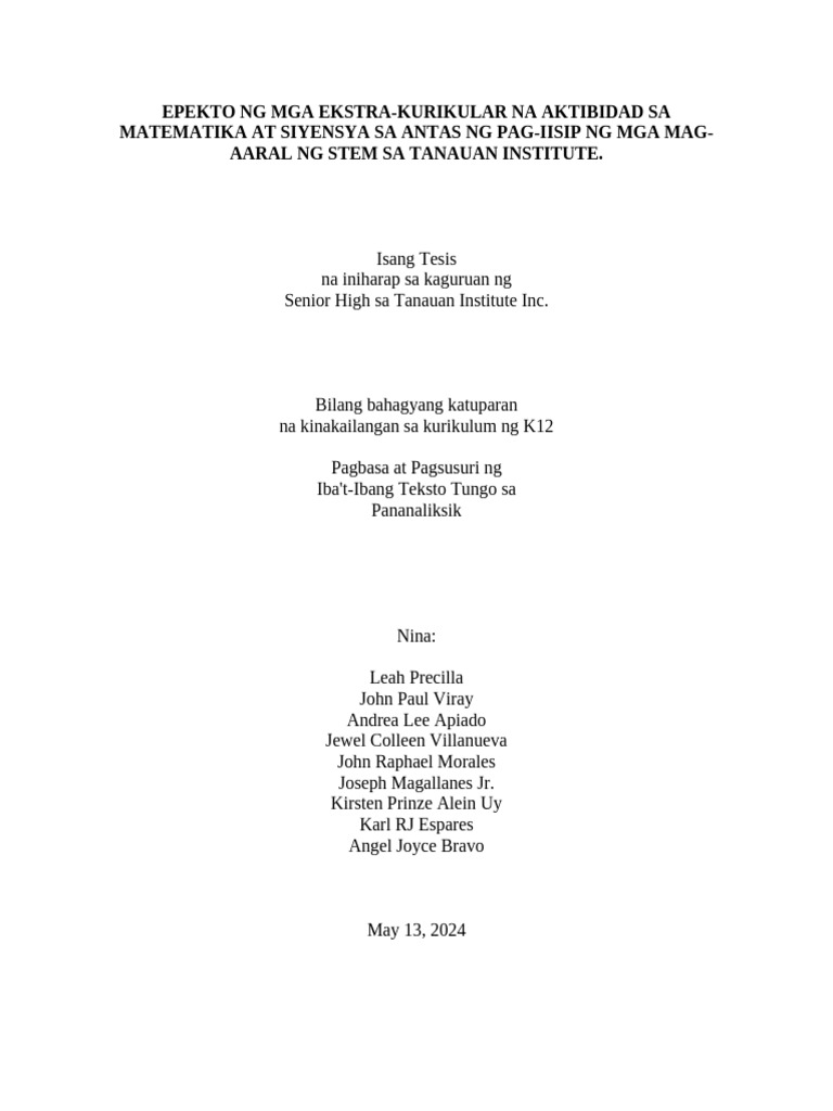 Format Imrad 1 1 | PDF