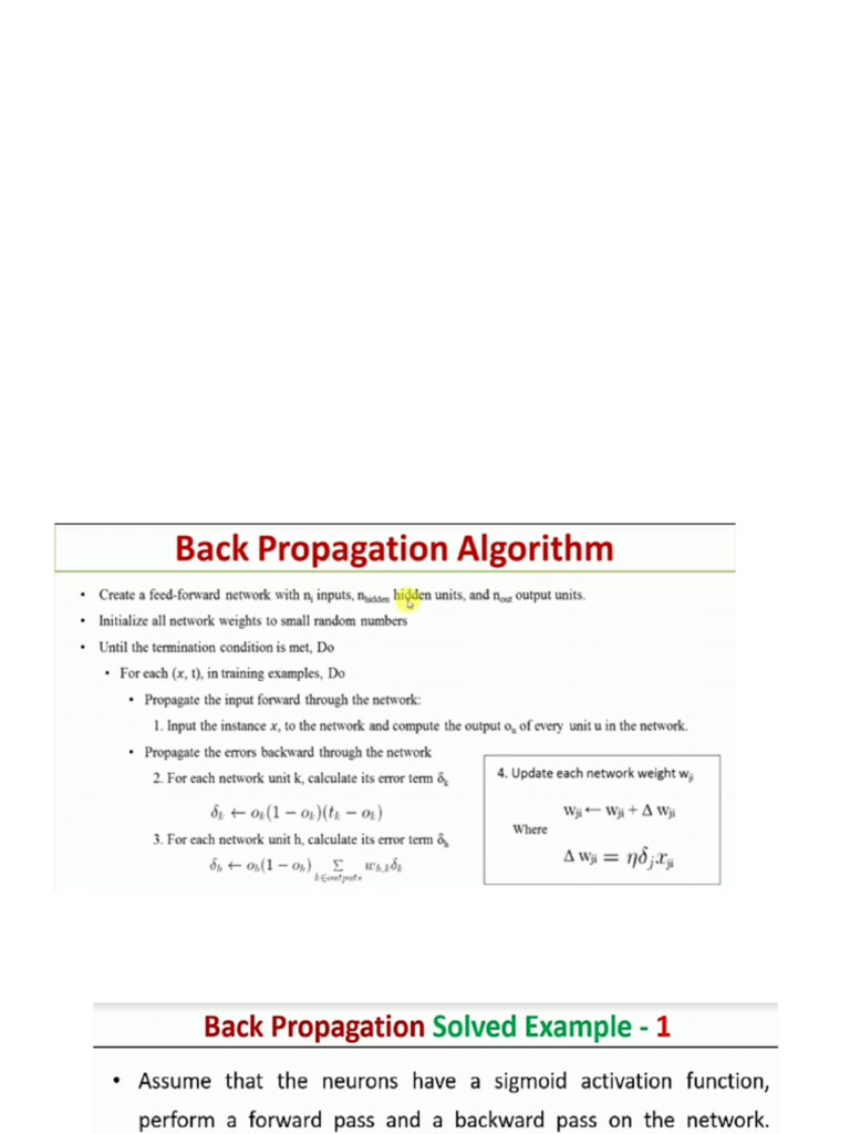Backpropagation, Sgmiod Neuron & Gradient Discend | PDF | Artificial Neural Network | Algorithms