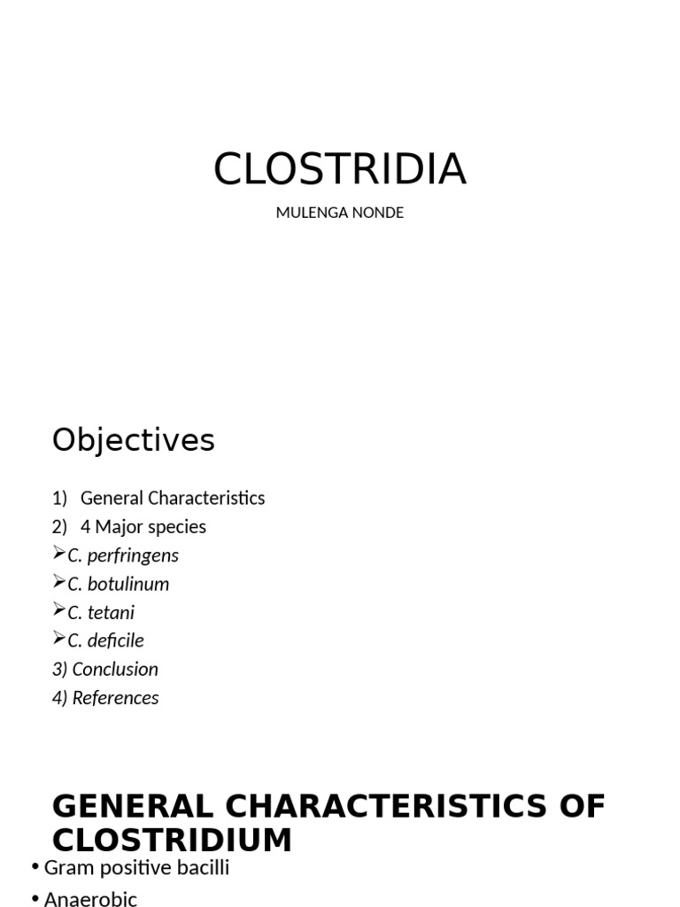 CLOSTRIDIA | PDF
