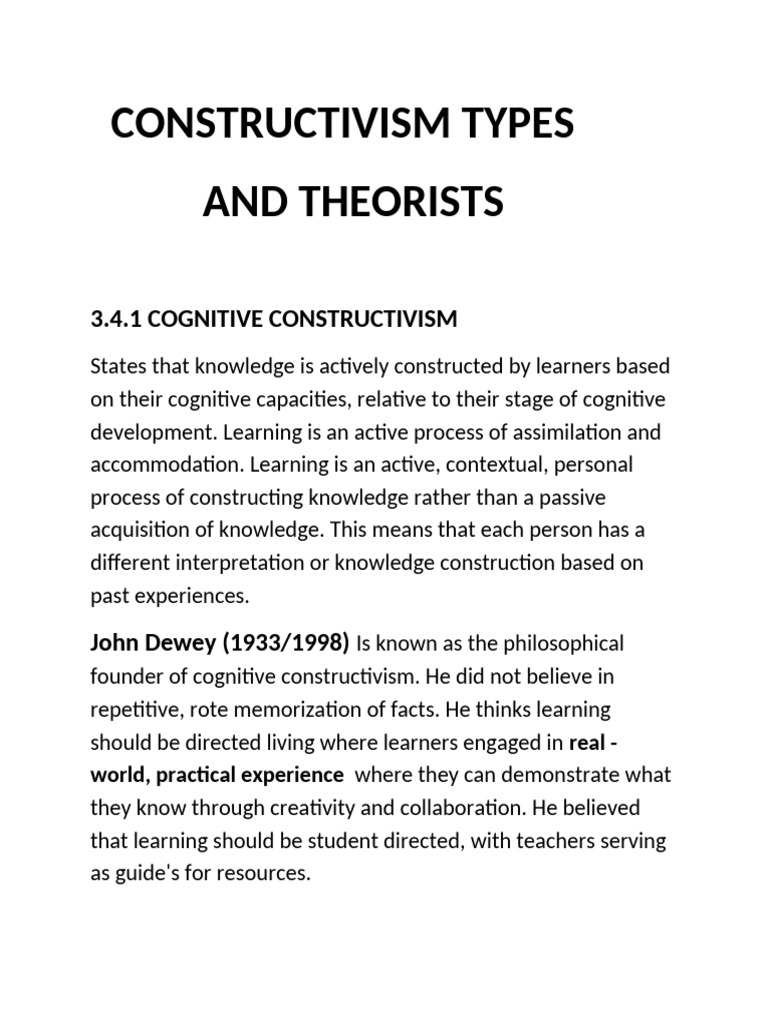 CONSTRUCTIVISM-WPS Office | PDF