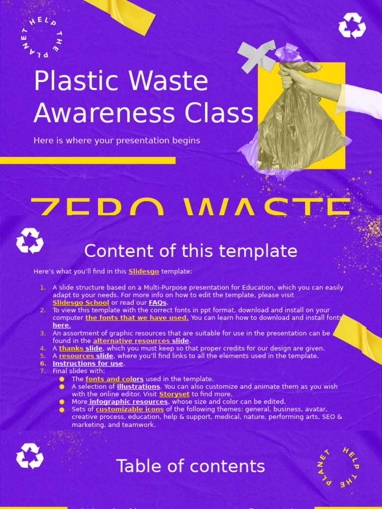 plastic-waste-awareness-class | PDF