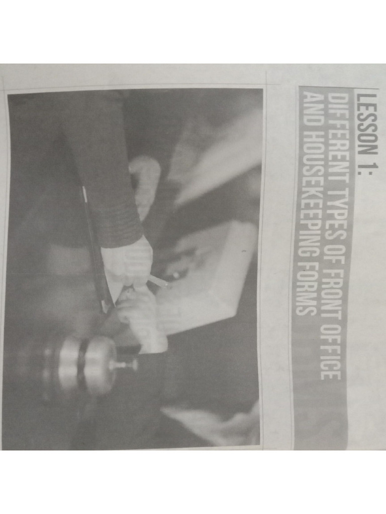 FRONT OFFICE FORMS | PDF