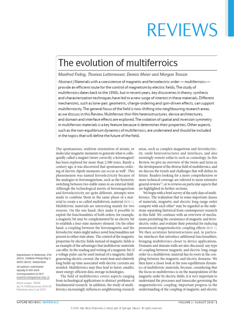 Multiferroics 16.09.2024 | PDF
