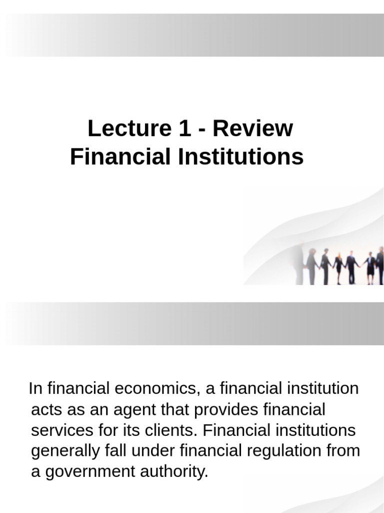Lecture 1 | PDF