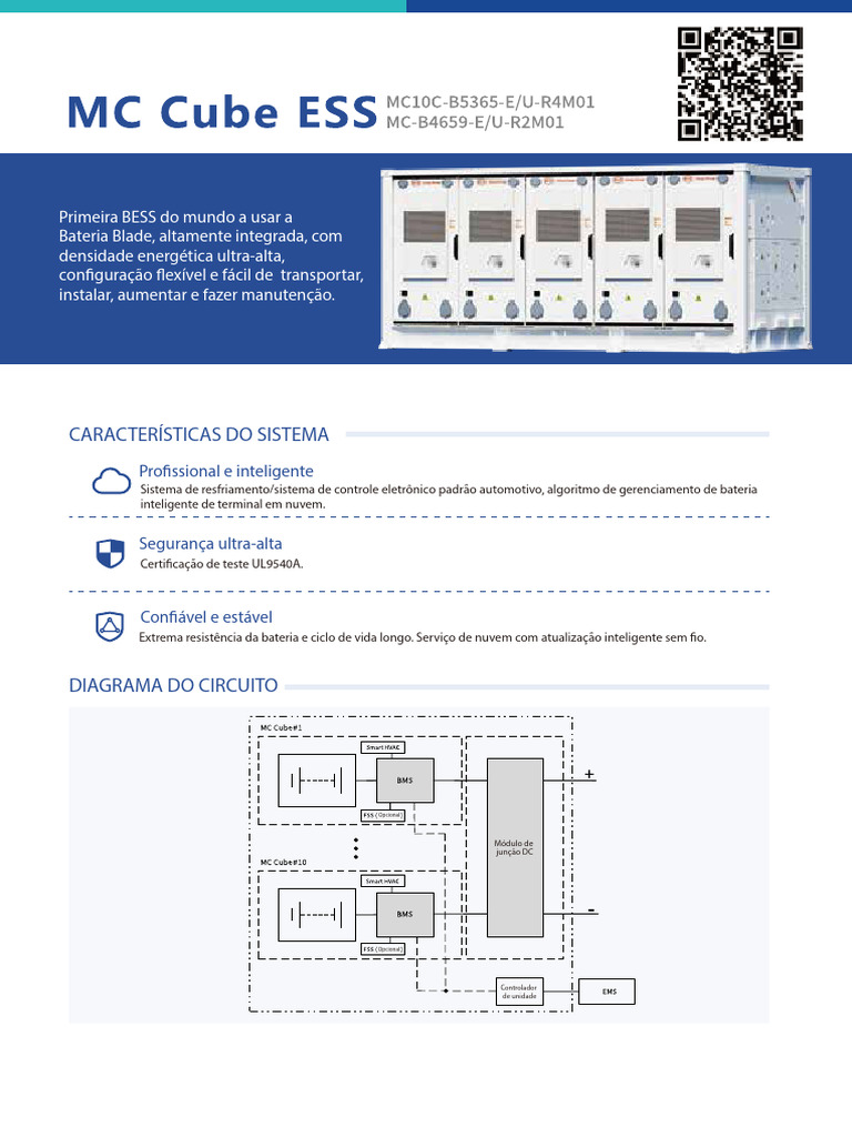 BYD Datasheet P MC Cube ESS | PDF