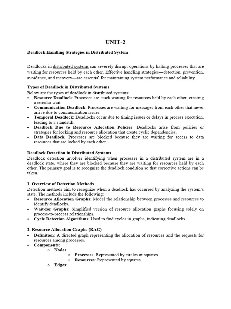 Distributed System(Unit-2) | PDF