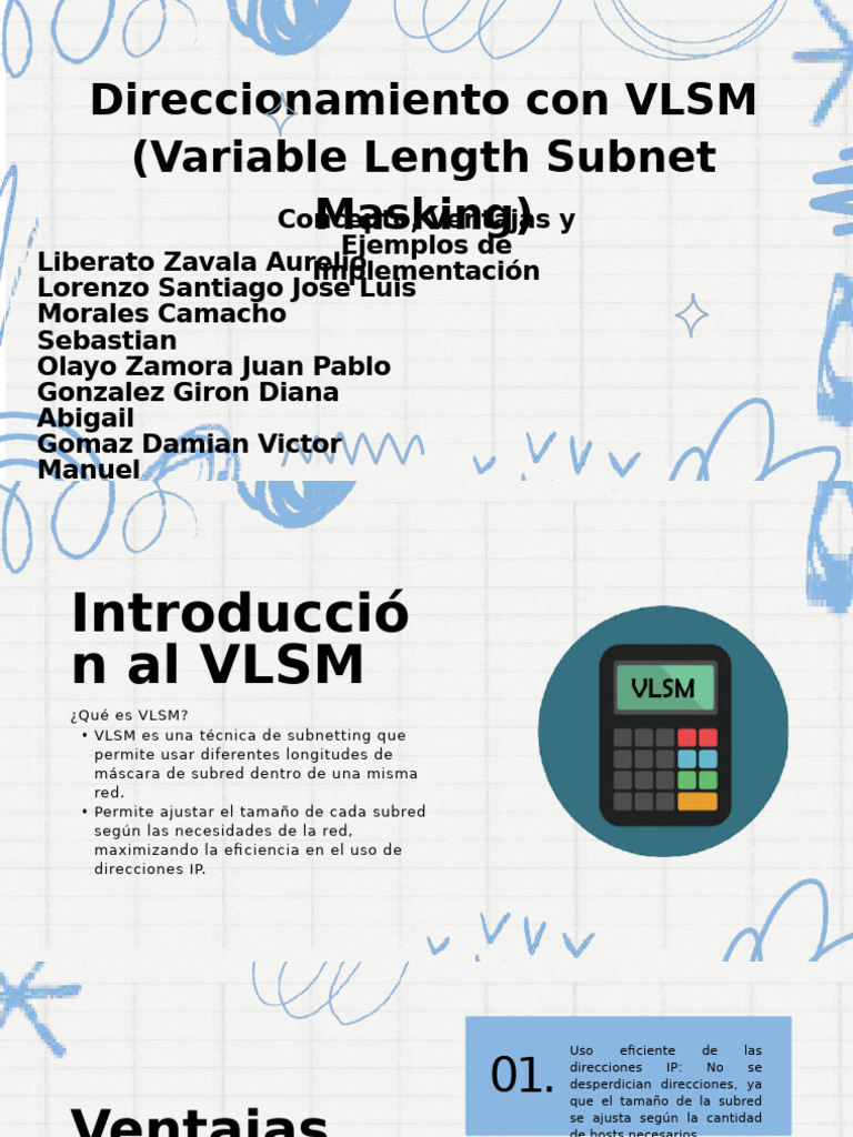 Direccionamiento Con VLSM (Variable Length Subnet Masking) | PDF