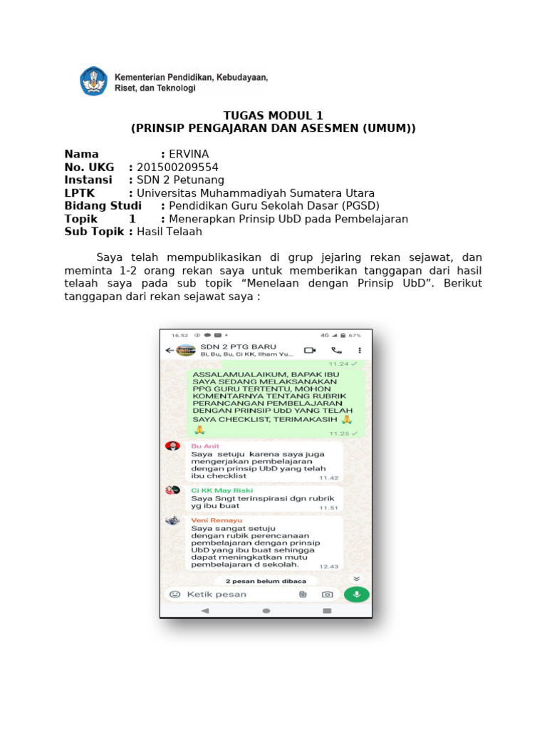 PPA UMUM Topik 1 Hasil Telaah | PDF