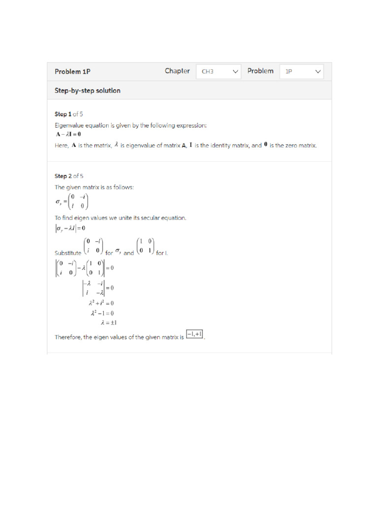 Quantum Mechanics Solution 3.1 | PDF | Teaching Methods & Materials