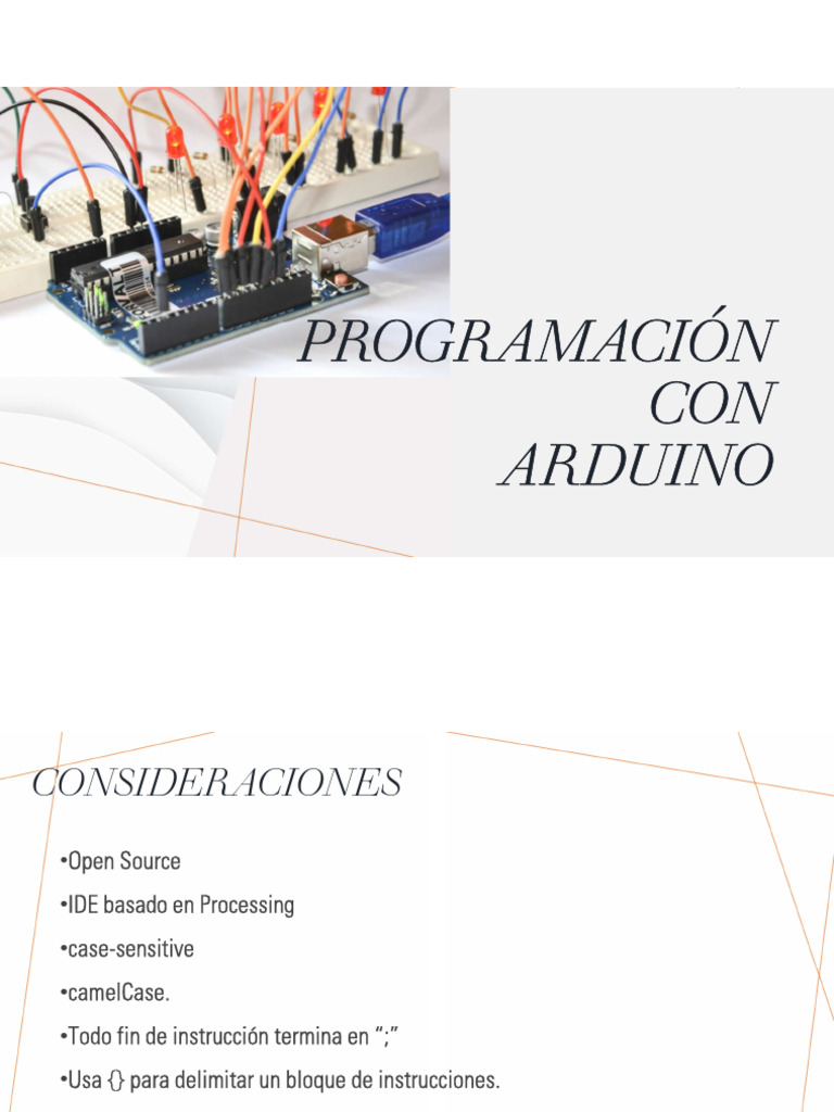 Sesion 2.2 - Programacion Arduino - Digital | PDF