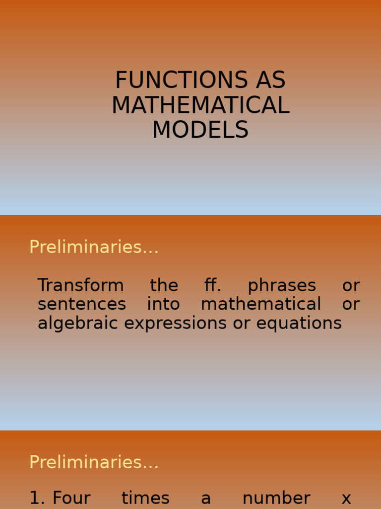 Lesson 3D Solving Problems Involving Functions | PDF | Pound (Mass) | Mathematics