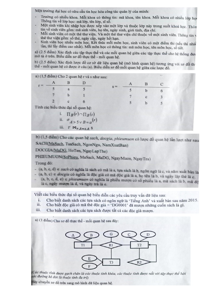 Bai Tap Tong Hop 1 | PDF