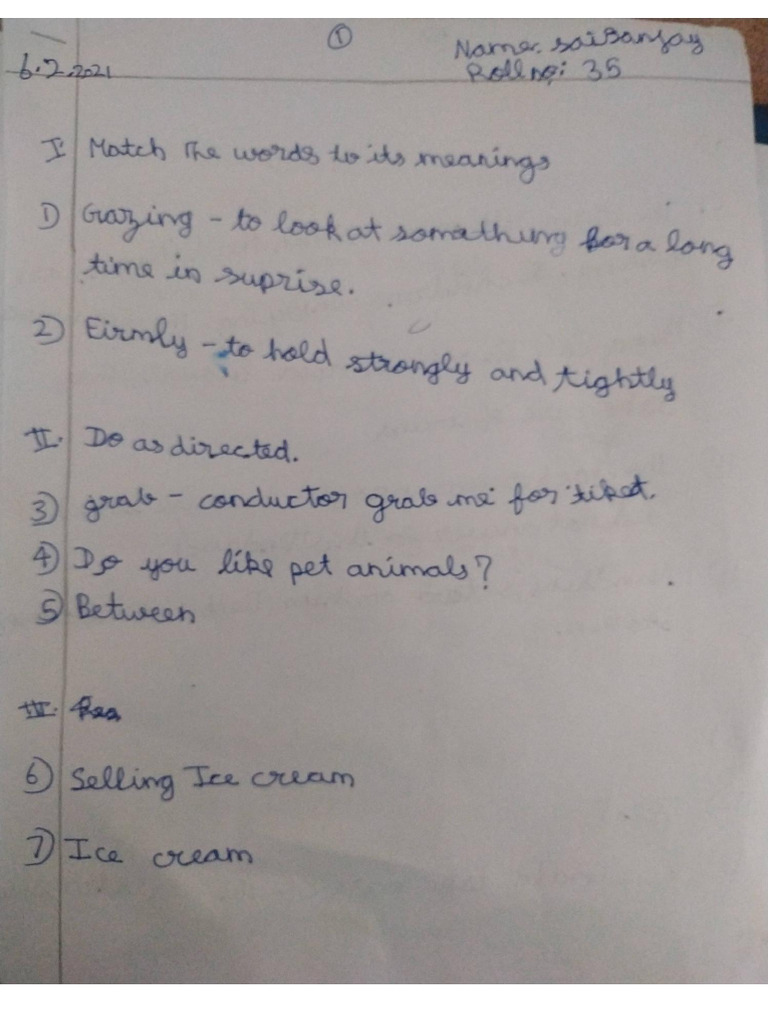 English Slip Test | PDF