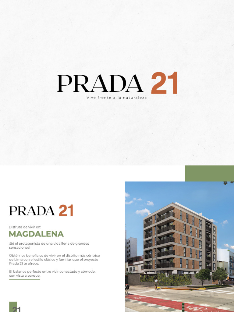 BROCHURE - PRADA, Últimos Dptos. | PDF