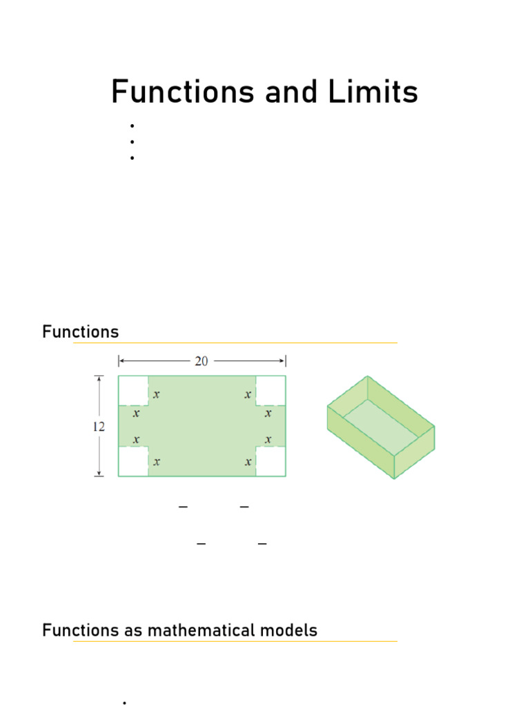 Functions and Limits | PDF