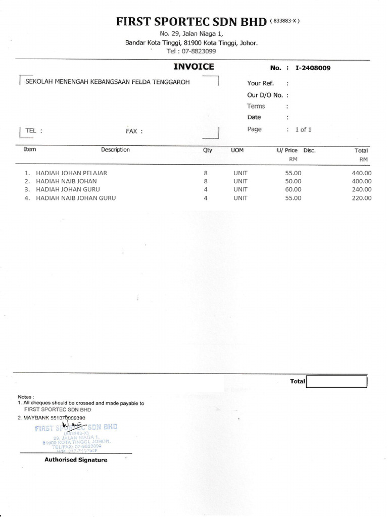 Badminton Sebut Harga | PDF