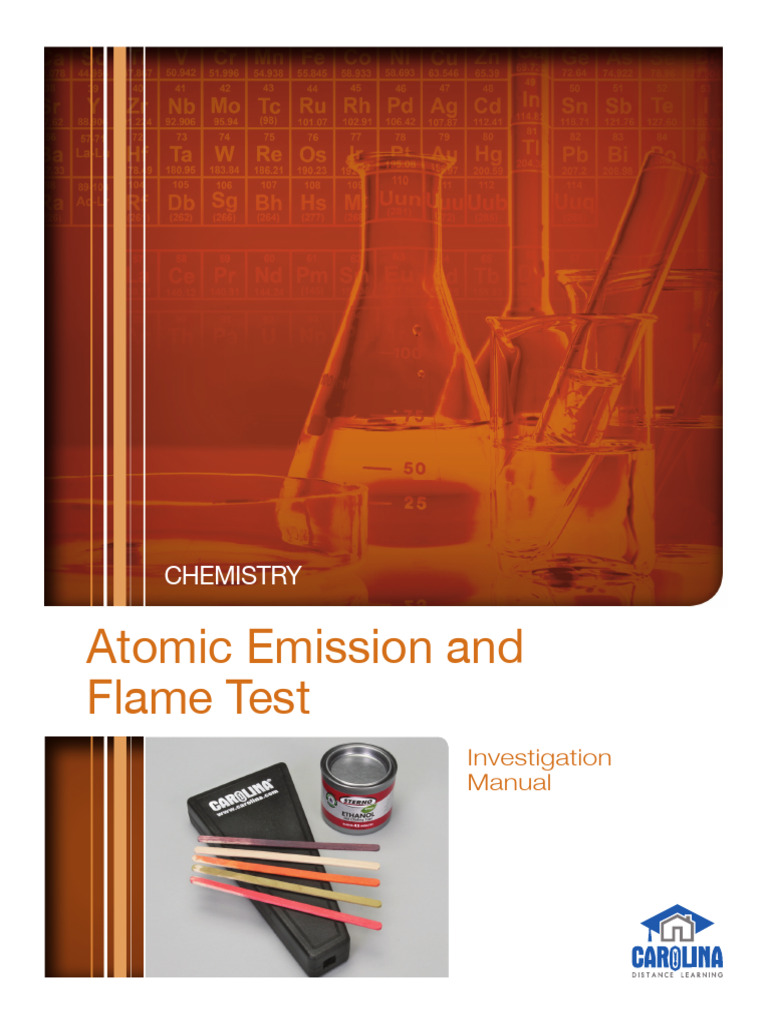 Atomic Emission Flame Test ADA | PDF