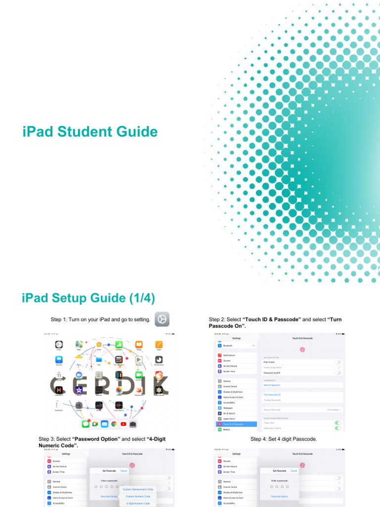 Ipad Student Guide | PDF