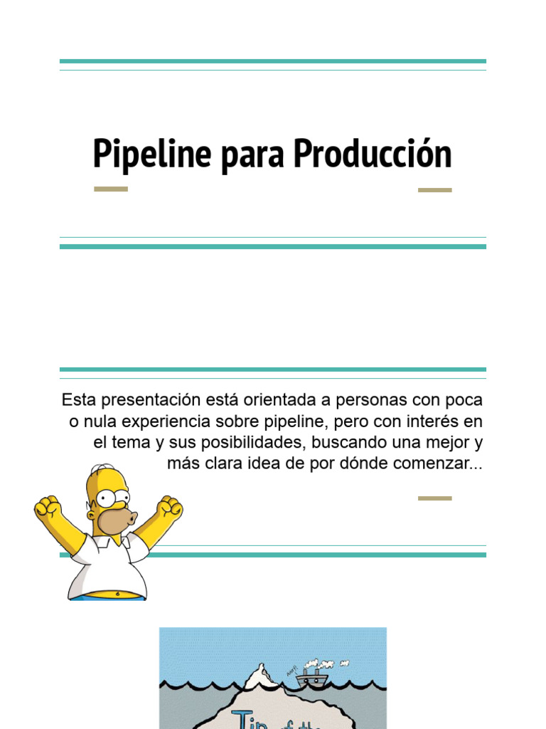 Pipeline para Produccion CG | PDF
