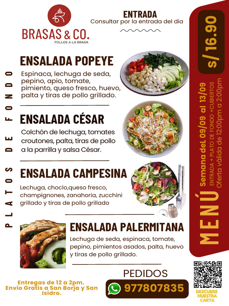 Menú La Rotiseria | PDF
